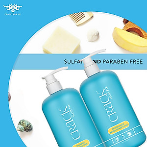 CRACK HAIR FIX - Crack Clean & Soaper Shampoo & In Treatment Conditioner 33.8 Oz Pump Included