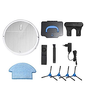 LSXLSD Robot Vacuum-Control by App and Remoter, 600ml Dust Capacity, 1300Pa Suction, Good for Pet Hair, Self-Charging