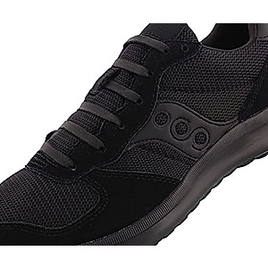 Saucony Mens Getaway Suede Memory Foam Running Shoes Black 8.5 Medium (D)