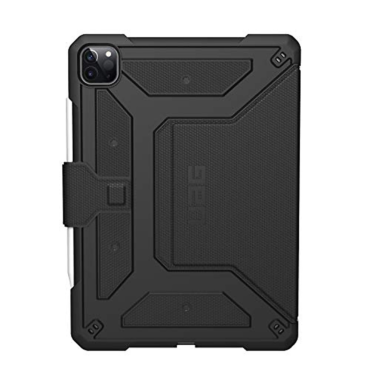 URBAN ARMOR GEAR UAG iPad Pro 12.9-inch (4th Gen, 2020) Case Metropolis [Black] Folio Slim Heavy-Duty Tough Multi-Viewing Angles Stand Military Drop Tested Protective Cover