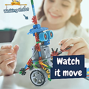 Science4you Deltabot Robot Toy Kit for Kids Age 8-12 - STEM 117 Pieces Robotics Kit, Build Your Own Robot Toy for Kids Age 8+, Educational Science Kits DIY Building Toys, Gift for Boys and Girls