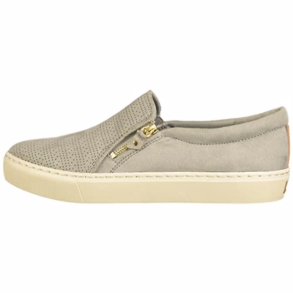 Dr. Scholl's Shoes Womens No Chill Platform Slip On Fashion Sneaker,Soft Grey Microfiber,10