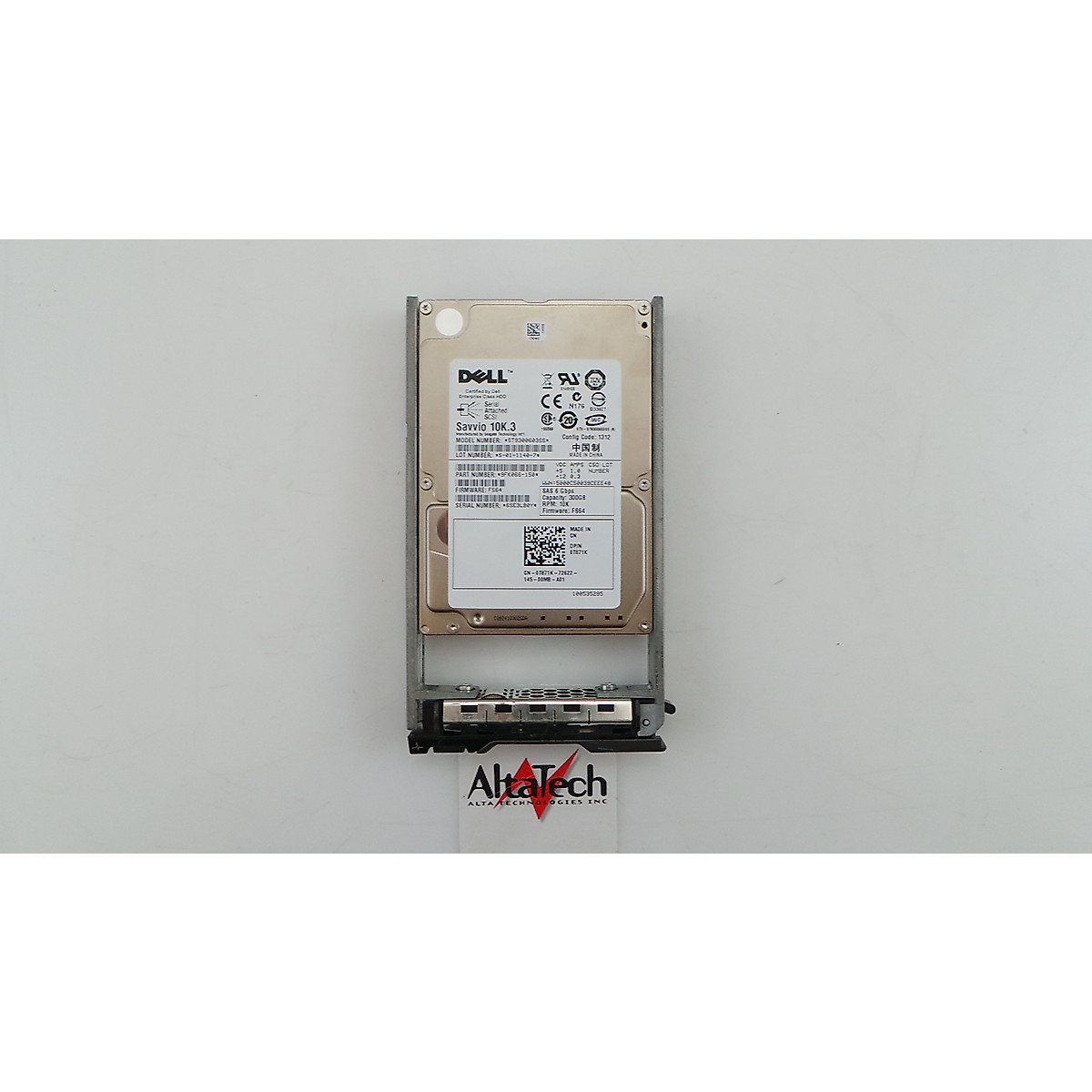 Dell T871K 300GB 2.5 6Gb/s SAS - 10k RPM Internal Hard Drive