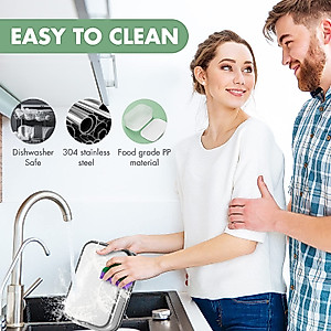 AHNR Electric Lunch Box 80W Food Heater, 3 IN 1 Portable Heated Food Warmer Lunch Box Leakproof for Car Truck Home Work with 1.8L Removable 304 Stainless Steel Container, 12V 24V 110V(Green)