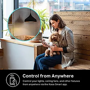 Kasa Smart Dimmer Switch HS220P3, Single Pole, Needs Neutral Wire, 2.4GHz Wi-Fi Light Switch Works with Alexa and Google Home, UL Certified,, No Hub Required, 3-Pack