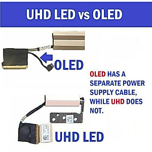 WARWOLFTEAM Replacement Whole Hinge-up Assembly For HP Spectre X360 15-EB0073TX 15-EB0081NR 15-EB0083NR 15-EB1043DX LCD Touch Screen Digitizer Assembly UHD 15.6in L97636-001 (OLED Cable Version, Blue)