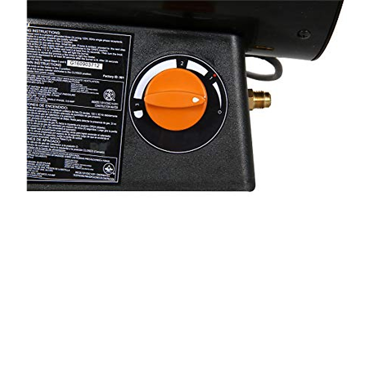 Remington 60,000 BTU Portable Propane Space Heater for 1500 sq. ft. - REM-60V-GFA-O, Black