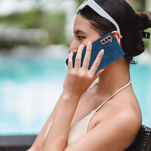 JHWVVTF for Galaxy S21 Case Wallet, Card Holder, Wrist Strap, Kickstand, Magnetic Closure, PU Leather Pattern Flip Cover, Shockproof Protective for Samsung S21 Phone Case (Blue)