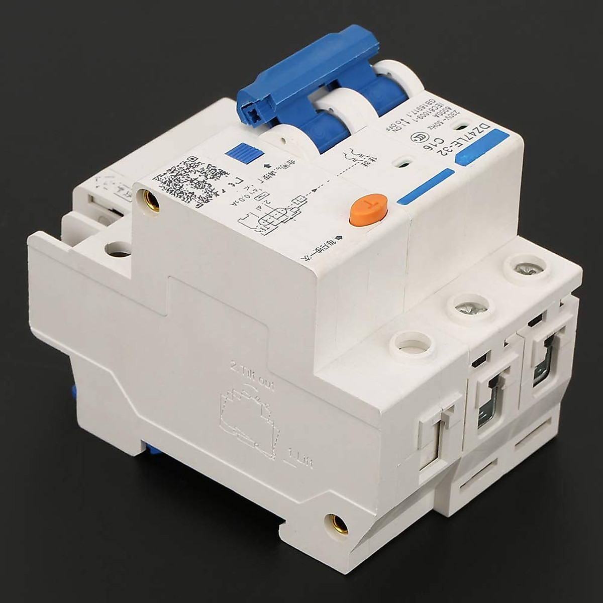 Current Circuit Breaker, 230V / 16A Automatic Switch, Leakage Circuit Breaker, Suitable for Home Decoration, Engineering Construction, Transforming Rural Networks