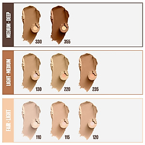 Maybelline Fit Me Shine-Free + Balance Foundation Stick, Multi-Use Face Makeup and Contour Stick For Natural, Matte Coverage, Natural Beige, 1 Count