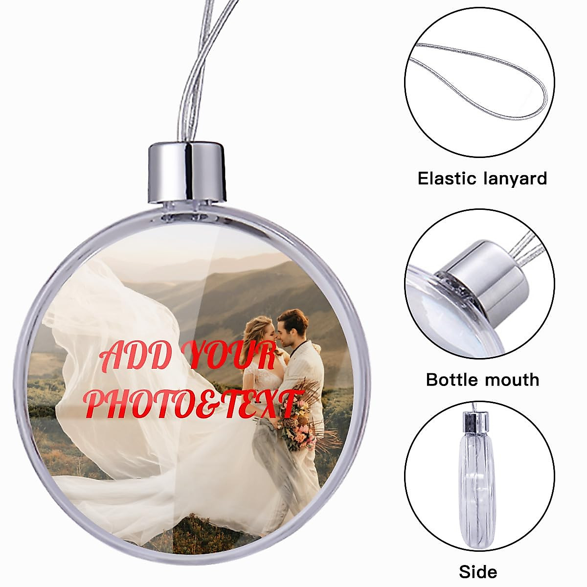 Custom Christmas Ornaments Custom Photo/Text Christmas Ornaments Christmas Tree Ornaments/Party/Decoration