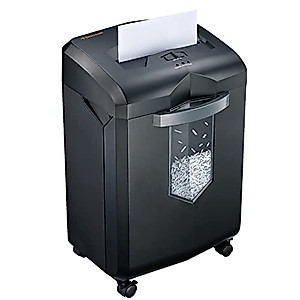 Bonsaii Paper Shredder, 18-Sheet 60-Minutes Paper Shredder for Office Heavy Duty Cross-Cut Shredder with 6 Gallon Pullout Basket & 4 Casters, Anti-Jam High Security Mail Shredder for Home Use(C149-C)