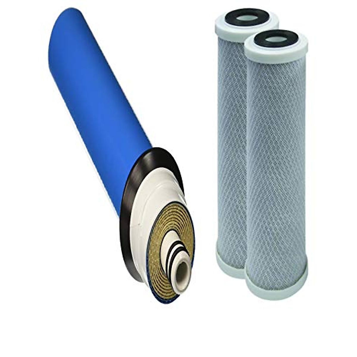 CFS COMPLETE FILTRATION SERVICES - 1-Year Replacement Filter Kit with Membrane for RainSoft UF50 Reverse Osmosis System -