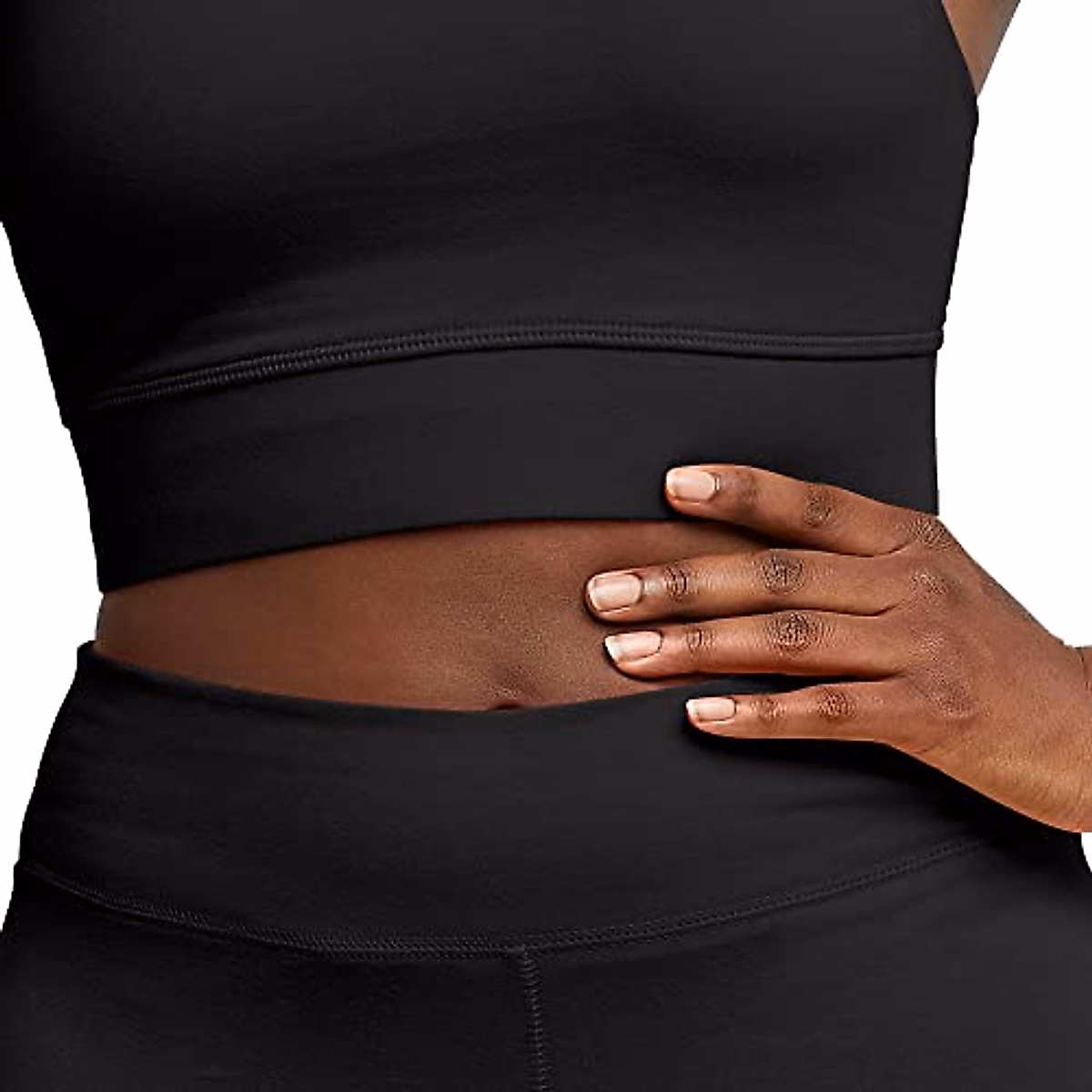 Hanes Comfortblend Originals, Cotton Stretch Bike, High Rise Shorts for Women, Black