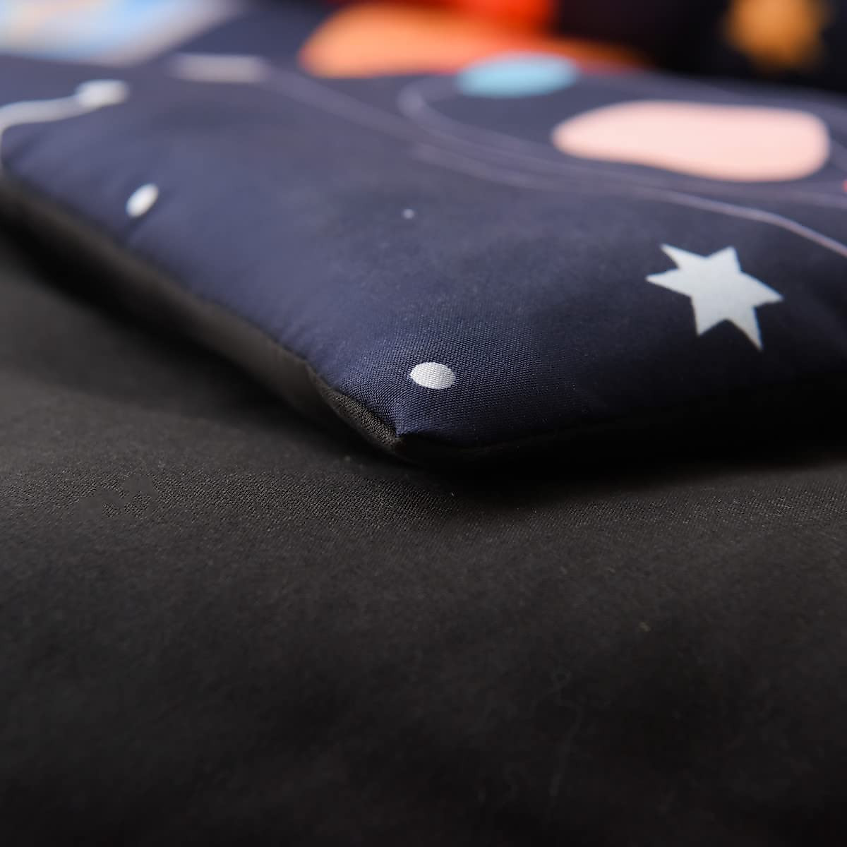 NTBED 4 Pieces Toddler Bedding Set for Baby Girls Boys,Galaxy Space Dinosaur Pattern, Includes Comforter, Flat Sheet, Fitted Sheet and Pillowcase