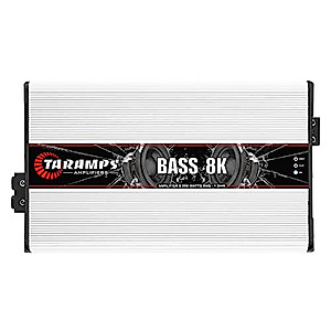 Taramps BASS 8K 1 Ohm 8000 Watts Class D Full Range Mono Amplifier