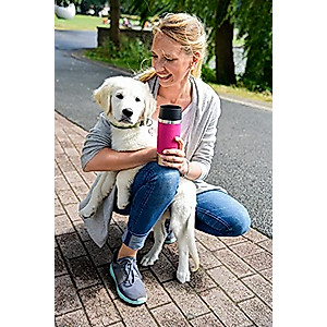 Emsa N20131 Travel Mug Thermo/Insulated Stainless Steel 0.5 Litres Hot 4 Hours Cold 8 Hours BPA Free 100% Leak Proof Dishwasher Safe 360° Drinking Opening Grey