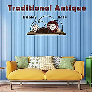 Angel's Peel Lounge Metal Wooden Hanging Floating Shelf Wall Decor for Home Decoration, Bedroom, Kids Room, Office- Rack Storage for Books, Plants, Toys and Deceptive Items(16" x 9" x 4")