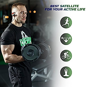 Edelin Bluetooth Headphones - Wireless Earbuds with Mic HD Stereo Noise Cancelling Waterproof IPX7 for Sport Running Gym - Earphones Compatible iPhone 8 X Samsung Galaxy S9 Android iOS - Headset