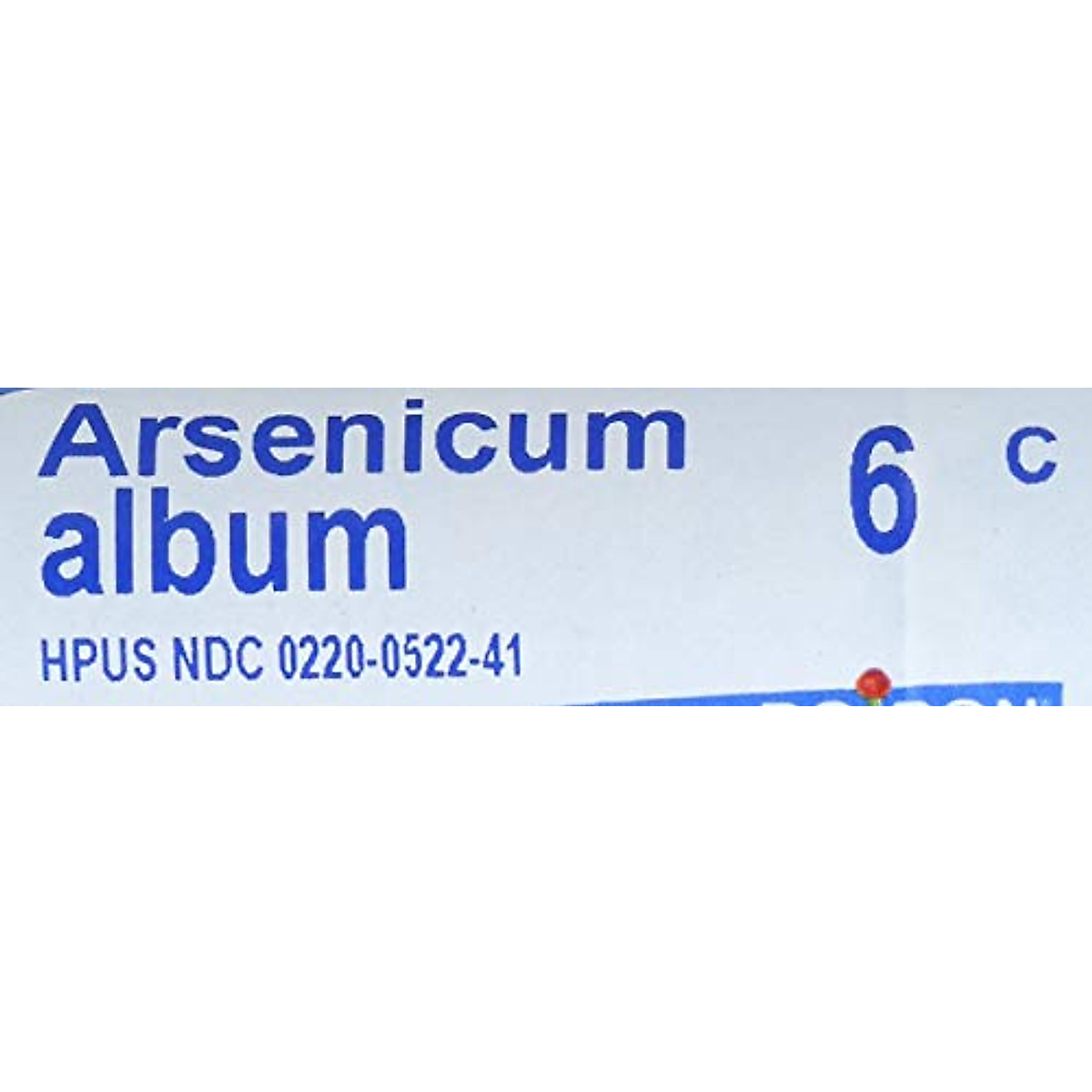 Boiron Arsenicum Album, 6C Pellets, 80 Count Tube, Homeopathic Medicine for Food Poisoning