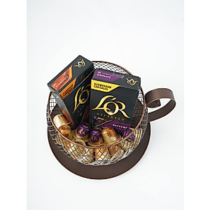 On Solid Grounds Cafe Cup Coffee Pod Holder / Coffee Creamer Holder, Large Capacity Espresso Pod Organizer and for Storage Accessories, Multi-Purpose Decor for Counter Bar