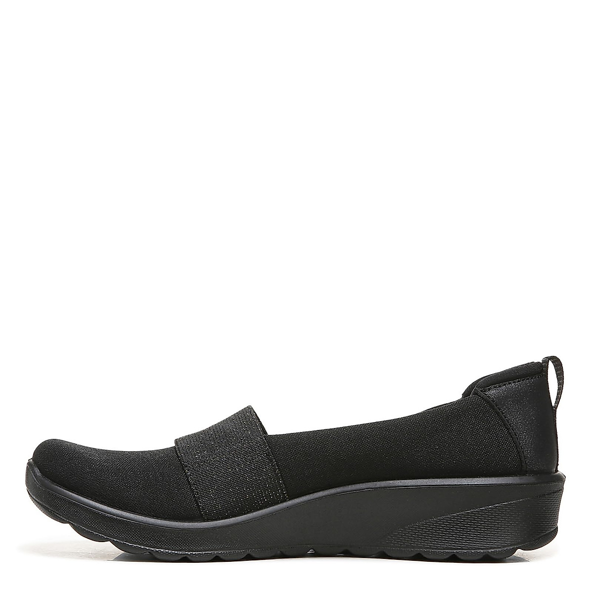 BZees Womens Gracie Slip On Black 9.5 M