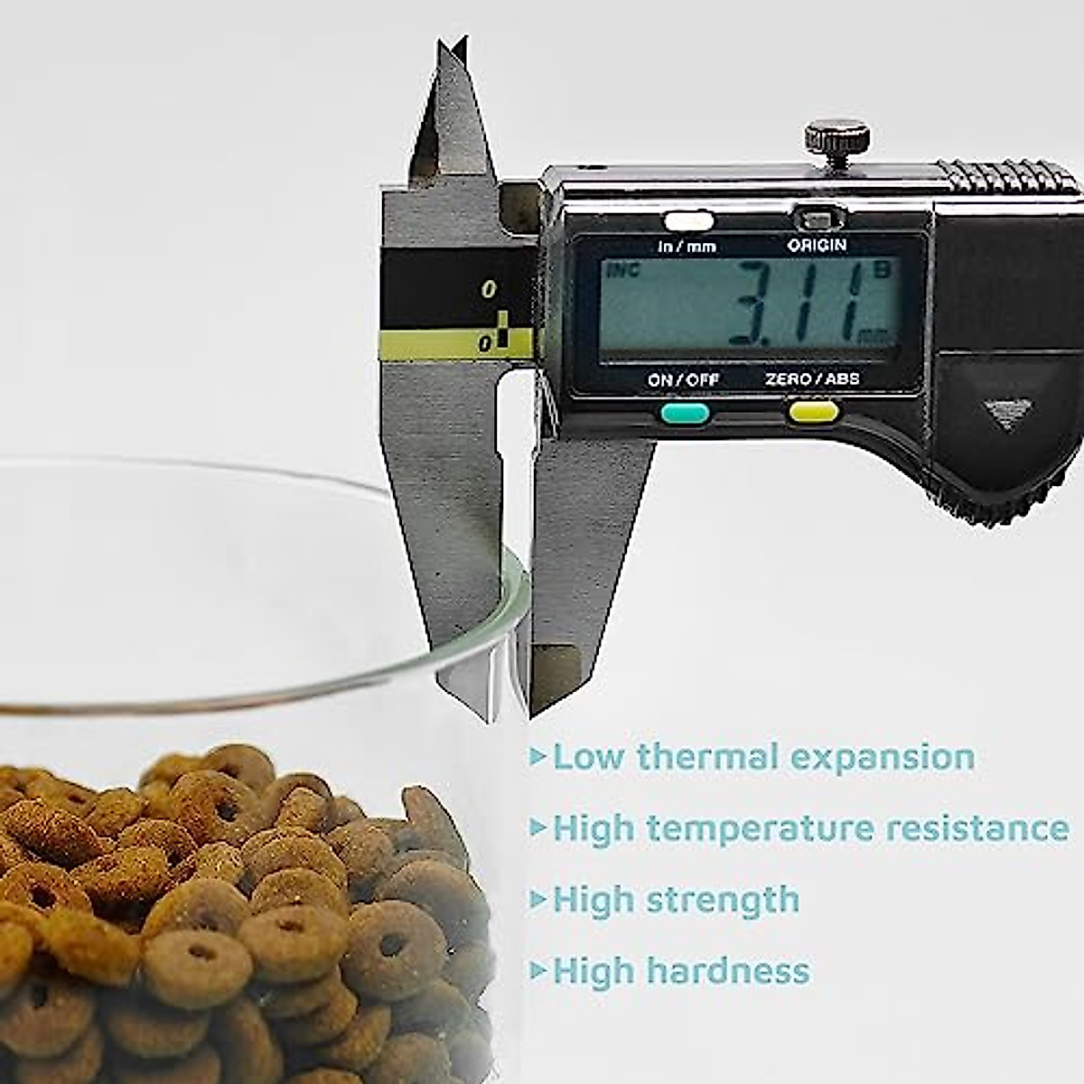 SealVax®Meal Prep Containers reusable, Air Tight Pantry Storage Containers, Glass Vacuum Storage Containers with Lids, BPA-Free, 2x Large (32 fl oz) & 2x Small (19 fl oz) with a Pump.