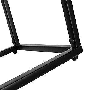 Kate and Laurel Xyler Round Wood and Metal Drink Table, 10 x 10 x 24, Walnut Brown Wood and Antique Brass, Mid-Century Plant Pedestal Table for Storage and Display