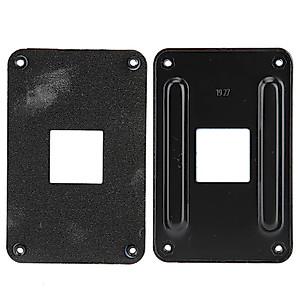 AM4 Backplane CPU Heatsink Bracket Backplane Backplate Back Sheet Iron Plate for AM4, AM4 Backplane Back Black