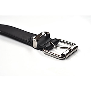 foolsGold 3 Row Pyramid Studded Stud Black Belt XL (40" - 44")