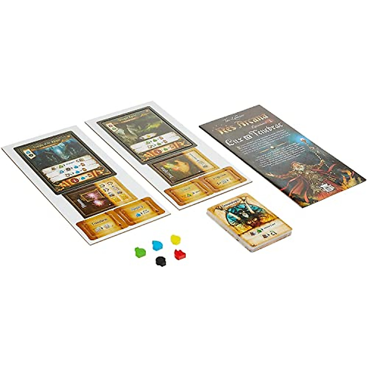 Res Arcana Lux et Tenabrae Board Game EXPANSION - Magical Fantasy Adventure Game, Strategy Game for Kids & Adults, Ages 14+, 2-5 Players, 30-60 Min Playtime, Made by Sand Castle Games