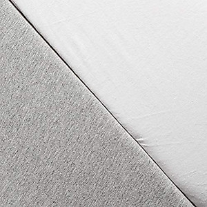 HonestBaby Organic Cotton Changing Pad Covers (Set of Two), Gray Heather, One Size