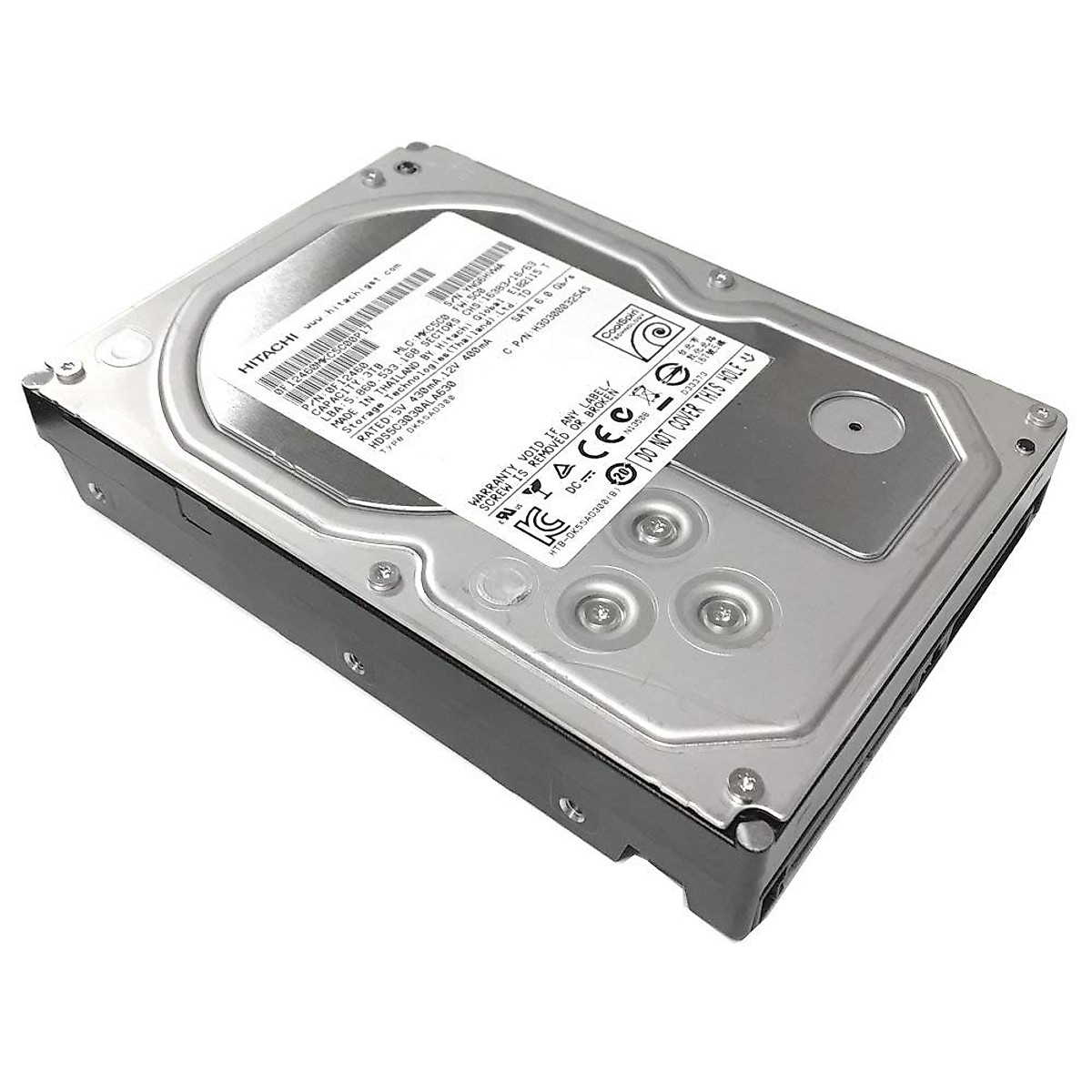 HITACHI Deskstar 5K3000 HDS5C3030ALA630 (0F12460) 3TB 32MB Cache CoolSpin SATA III 6.0Gb/s 3.5in Internal Desktop Hard Drive (Renewed)
