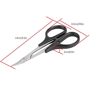 RC Car Body Scissor, Plastic Shell Metal Curved Scissors Model Craft Body Cutting Tool for Remote Control Racing Drift Car Truck Vehicle