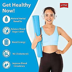 FITNE Instant 3 In 1 Coffee Packets Mix With Herbs Cinnamon Garcinia Safflower Spice Latte Smooth Blend No Sugar Sucralose Sweetener, 10 Sticks