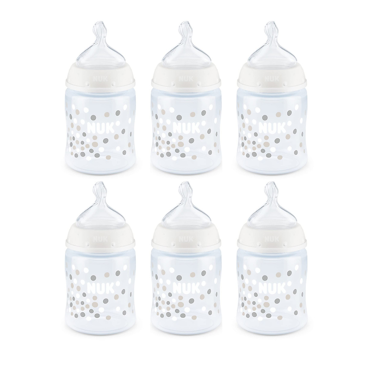 NUK Disney Smooth Flow Bottle (5 Ounce (Pack of 6), Horse & Horse)