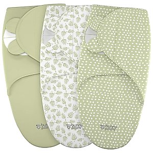 Swaddle Blanket for Baby, Newborn Boy or Girl Adjustable Sleepsack, Unisex, Organic Cotton Swaddle Wrap Set 3 Bags in Pack for Infant, Soft Blankets with Baby Hat