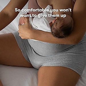 Frida Mom Women's Boyshort, Grey, Regular (Waist 28" to 42" stretched)