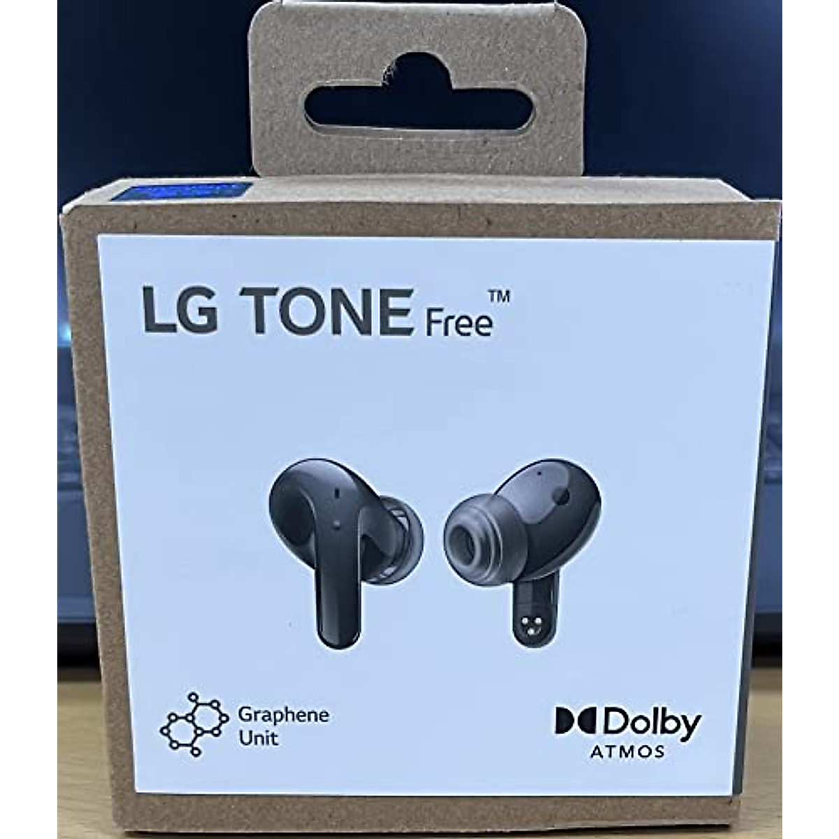 LG TONE Free True Wireless Bluetooth Earbuds T90 - Adaptive Active Noise Cancelling Earbuds with Dolby Atmos, Black, Small
