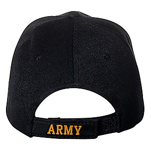 Officially Licensed United States Army Embroidered Black Baseball Cap