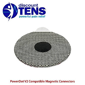 PowerDot 2.0 Compatible Electrodes with Magnetic Connector. 12 Premium PowerDot 2.0 Compatible Replacement Pads (Version 2 - Magnetic)