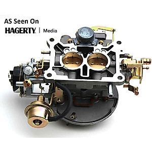 New Carburetor Two 2 Barrel Carburetor Carb 2100 2150 Compatible with Ford 289 302 351 Cu Jeep Engine with Electric Choke Replaces Motorcraft 2150 Carburetor