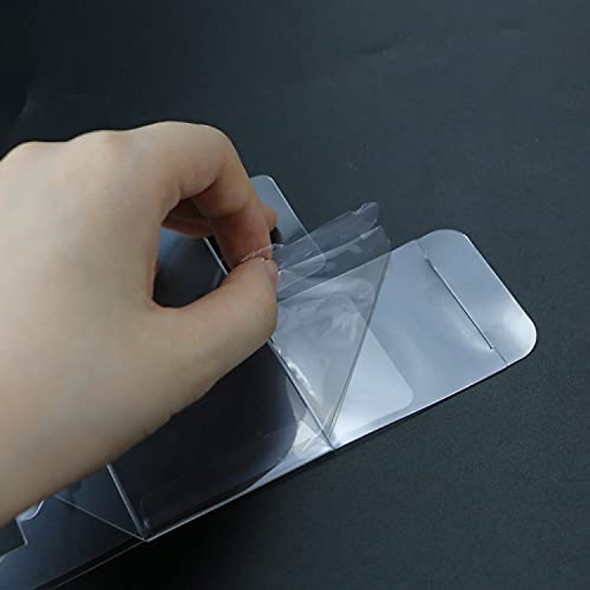 Oomcu 80 Pack Clear Plastic Favor Boxes,Transparent Macaron Cupcake Chocolate Candy Cookies Malt Balls Soap Gift Single Individual Packaging Boxes for Wedding Party Baby Shower Display(2" x 2" x 2")