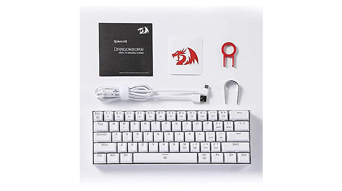 Redragon K630 Dragonborn 60% RGB Mechanical Gaming Keyboard