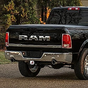 University of Alabama Premium Chrome #D Hitch Cover W/Colored Team Logo - Unique Logo Style Metal Molded Design – Easy Installation on Truck, SUV, Car - Ideal Gift for Die Hard Crimson Tide Fan