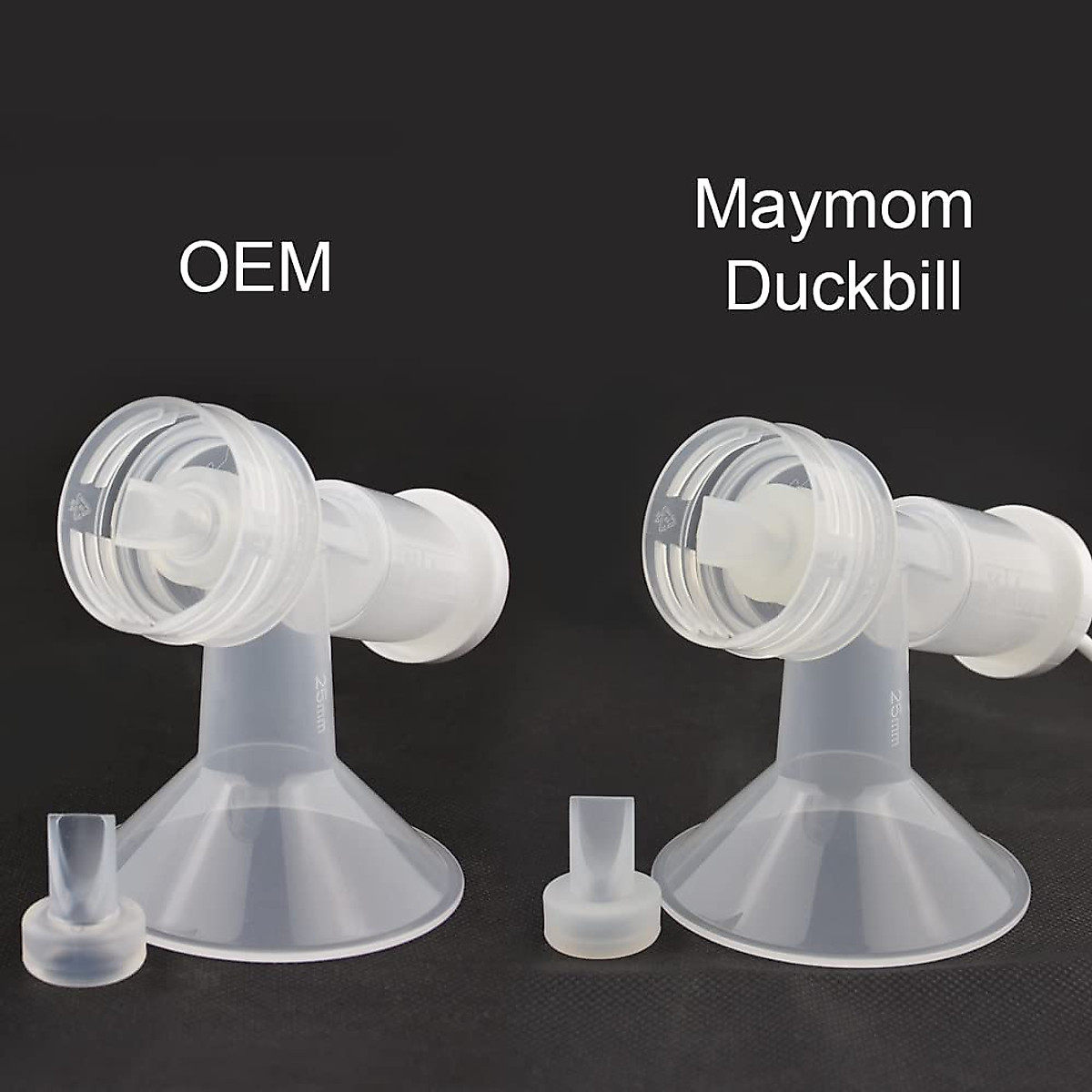 Maymom Pump Valve Compatible with Ameda Purely Yours, MYA Joy Pumps (NOT for MYA or MYA Pro); Replacement Duckbills to Replace Ameda Pump Valves; Retail Packaging Factory Sealed