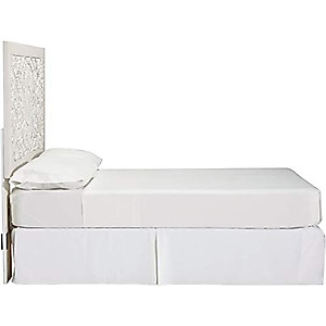 Signature Design by Ashley Paxberry Boho Chic Panel Adjustable Headboard ONLY, Full, Whitewash
