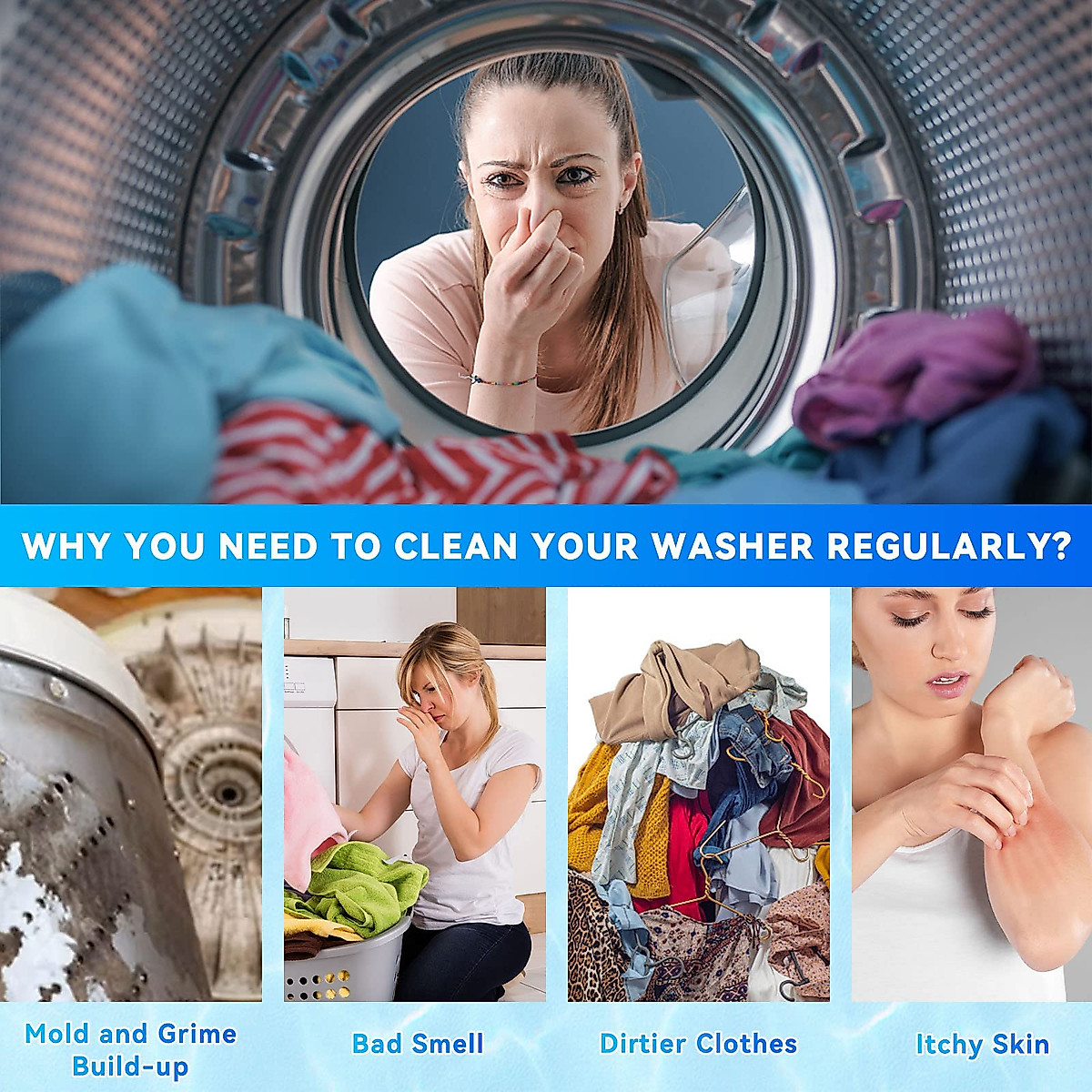 Galitoon washing machine cleaner