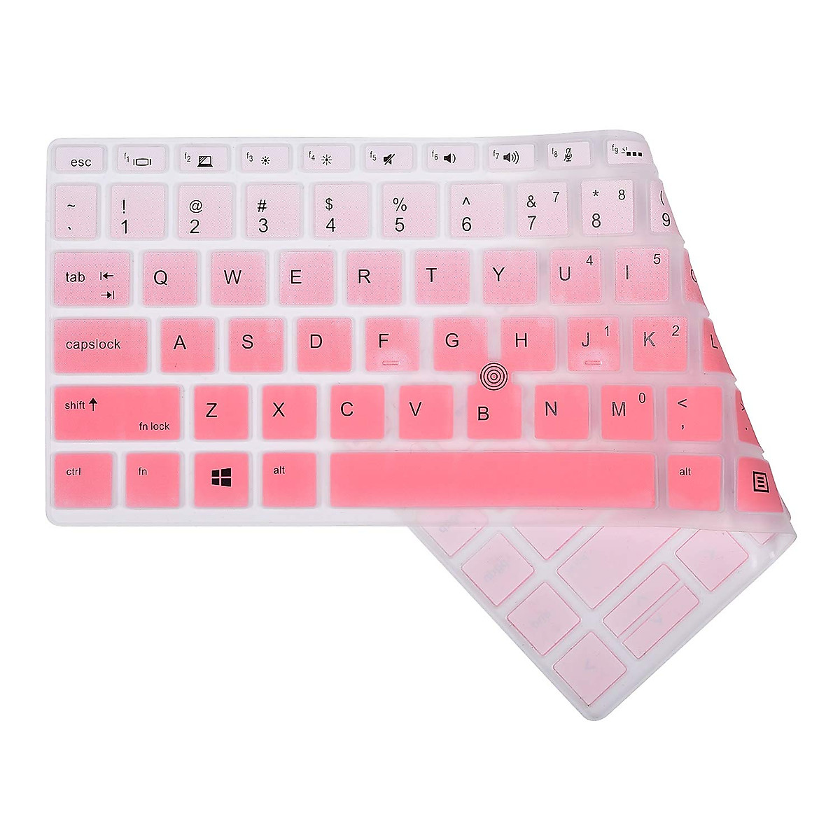 HP Elitebook Keyboard Cover Skins Compatible 14" HP Elitebook 840 G5nr / HP 14" Elitebook 745 G5 / 14" HP Zbook 14U G5 wm,14in HP Laptop Cover (Ombre Hot Pink)