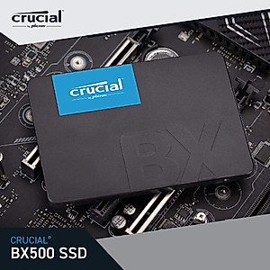 Crucial BX500 1TB 3D NAND SATA 2.5-Inch Internal SSD, up to 540MB/s - CT1000BX500SSD1, Solid State Drive